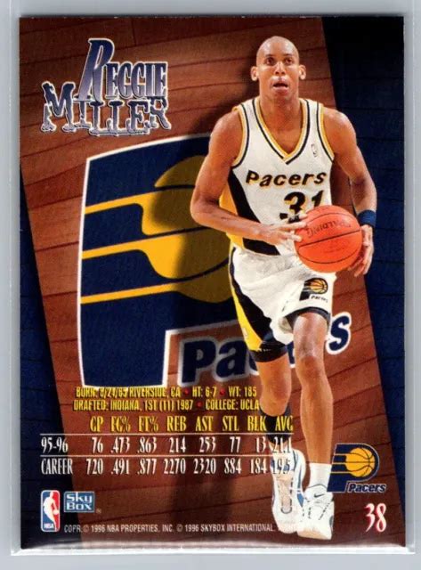 1996 97 SKYBOX Z FORCE Reggie Miller Indiana Pacers 38 EUR 3 53