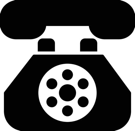 Icono De Glifo De Tel Fono Fijo Vector En Vecteezy