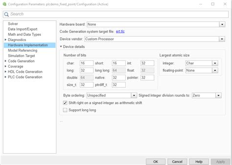 Fixed Point Simulink Plc Coder Structured Text Code Generation