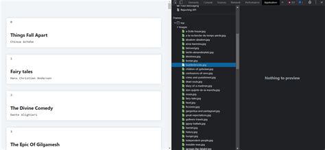 javascript getting error failed to load resource the server
