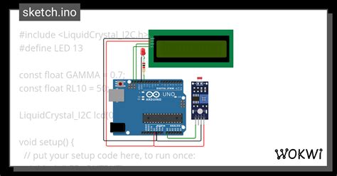 10 Indobot Sensor Ldr Dan Lcd Wokwi Arduino And Esp32 Simulator
