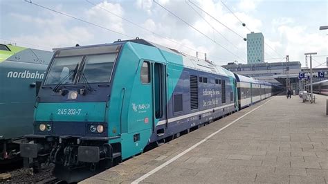 Ausfahrt Des RE6 Nach Westerland Sylt Im Bahnhof Hamburg Altona YouTube