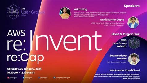 Aws User Group Kolkata On Linkedin Aws Reinvent Recap Meetup Aws