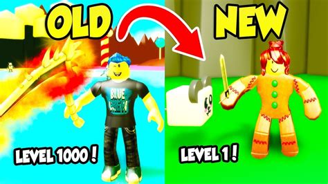 So I Started A NEW ACCOUNT In SLAYING SIMULATOR And Became A NOOB Roblox YouTube