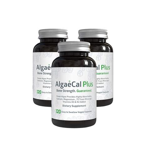 Buy Algaecal Plus Calcium Supplement Natural Red Algae Plant Based With Vitamin D3 K2