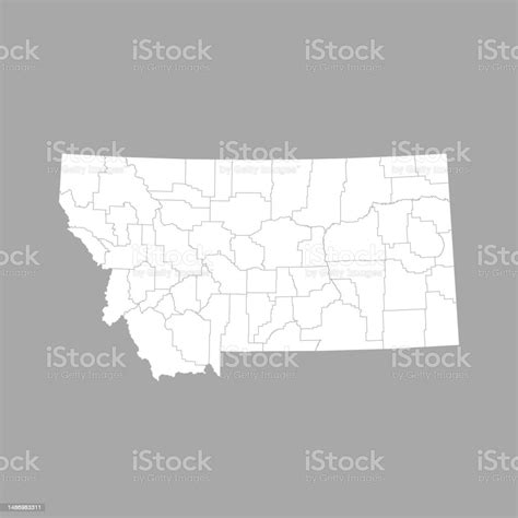Montana Map Stock Illustration Download Image Now Abstract