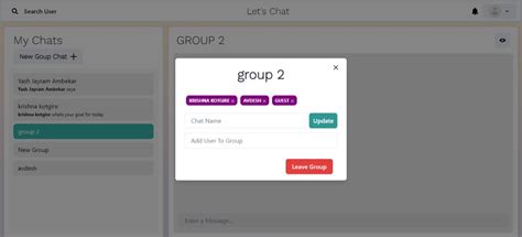GitHub Yash4119 MERN Lets Chat App Lets Chat Is A Mern Stack Chat
