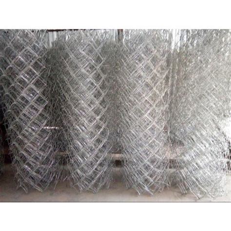 Diamond Shaped Galvanized Chain Link Fencing Mesh At Rs 88kg Gi