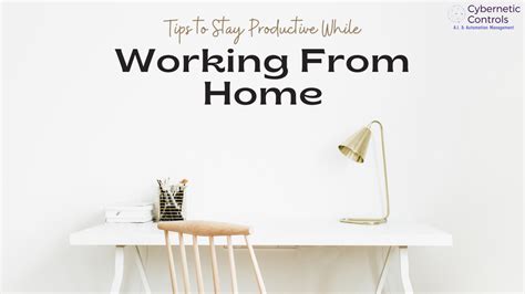 Tips To Stay Productive While Working From Home