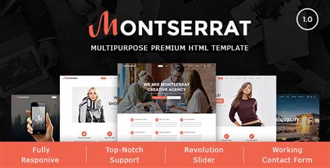 Montserrat Multipurpose Modern Html Template By Max Themes Themeforest
