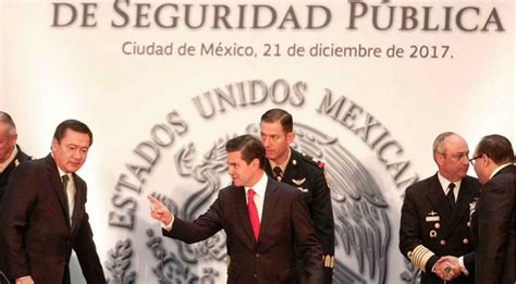Peña Promulga Ley De Seguridad Interior Suprema Corte Decidirá Su