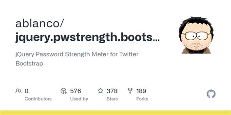 GitHub Ablanco Jquery Pwstrength Bootstrap JQuery Password Strength Meter For Twitter Bootstrap