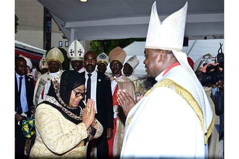 Askofu Malasusa Rasmi Mkuu Wa KKKT Rais Samia Ashiriki Ibada Maalumu