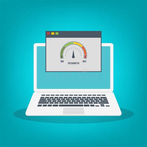 speed test on laptop speedometer internet speed website speed