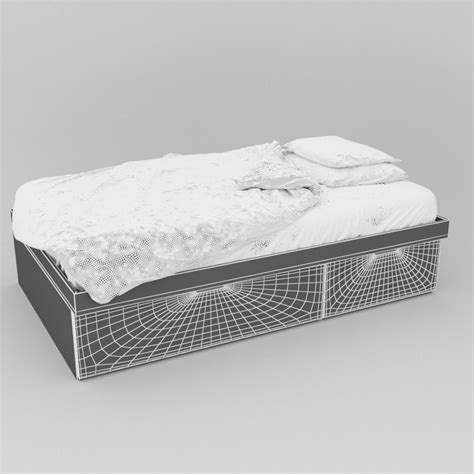 침대 3d 모델 25 Max Fbx Obj Free3d