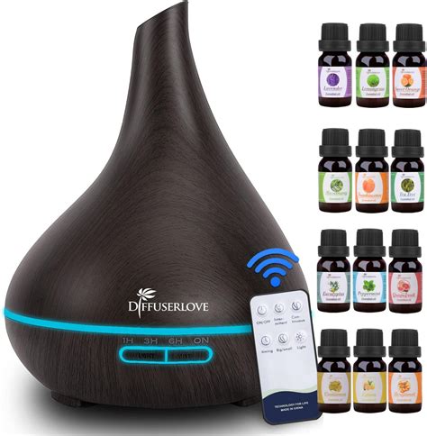 Diffuserlove 500ML Diffuser Aroma Diffuser Ultraschall Luftbefeuchter