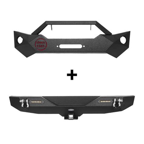Jeep Jk Front And Rear Bumpers Hooke Road 4x4