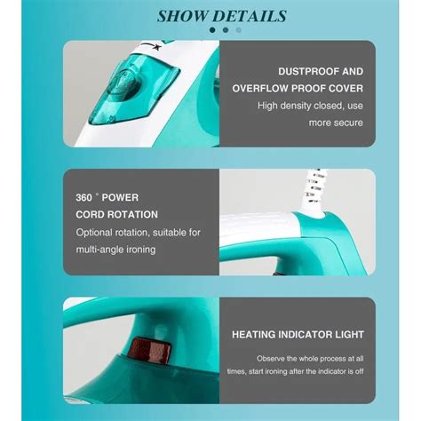 Парна ютия Smart Pulse R1116g Sirius 2200 W Керамично покритие Регулация на парата