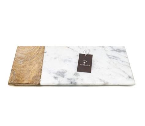 Камяна дошка для кухні мармурова Porland Patna Presentation 30 см 1s0730 Блюдо прямокутне для