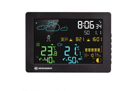 Station météo Bresser Station meteo MeteoTemp Baro HZ Ecran couleur Darty