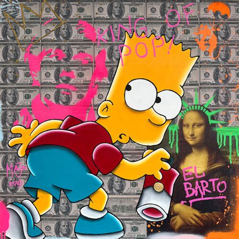 King Of Pop El Barto Alias Bart Simpson In The Main Role 😎 By Mario Maja Stroitz 2023