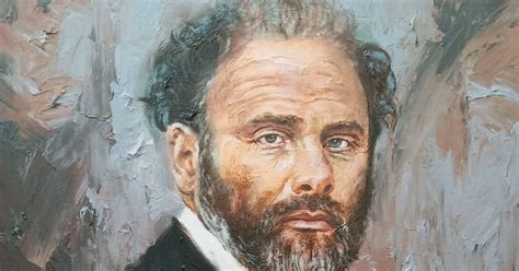 LUKISAN WAJAH PELUKIS DUNIA GUSTAV KLIMT Heno Airlangga