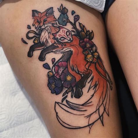 ⚔︎𝔱𝔲𝔤𝔠𝔢 𝔞𝔜𝔟𝔞𝔯𝔰⚔︎ On Instagram ∙ Fox 🦊 ∙ ∙ ∙ Raychiitattoos