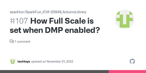 How Full Scale Is Set When DMP Enabled Issue Sparkfun SparkFun ICM