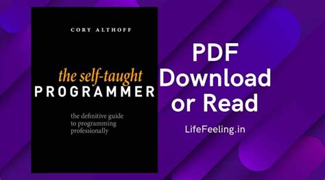 The Self Taught Programmer By Cory Althoff Pdf Download Read