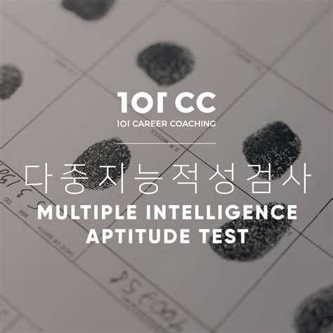 다중지능적성검사 101 Career Coaching