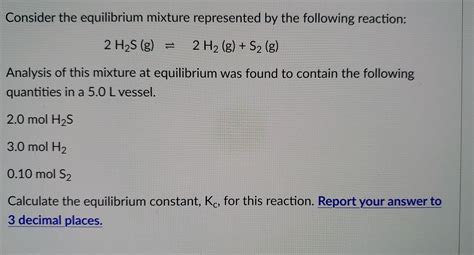 Solved Consider the equilibrium mixture represented by the | Chegg.com