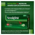 Novalgina Dipirona 1g 20 Comprimidos Sanofi Drogaria Minas Brasil