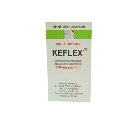 Keflex 250 Mg 5ml Powder For Oral Suspension 60 Ml