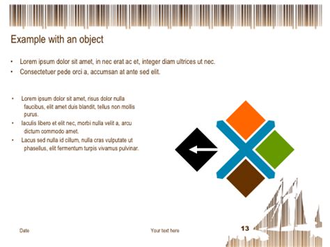 Barcode Art Free Powerpoint Template Showeet