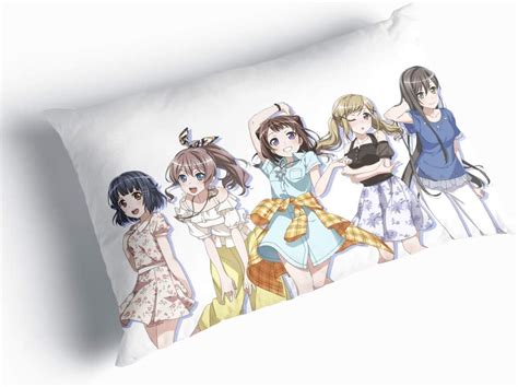 Amazon バンドリ！ Bang Dream 戸山香澄 花園たえ 牛込りみ 山吹沙綾 市ヶ谷有咲 抱き枕 枕 2way 片面プリント