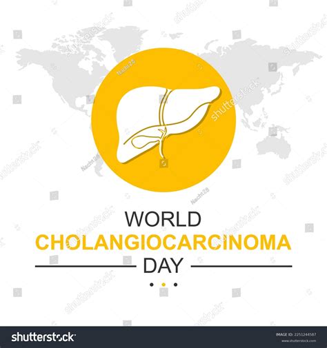 World Cholangiocarcinoma Day Liver Vector Illustration Stock Vector Royalty Free 2251244587