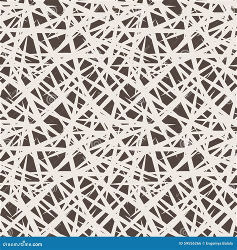 Seamless Vector Abstract Pattern Of Spiked Stock Vector Illustration