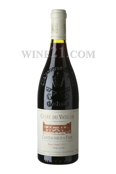 레드 샤또네프 뒤 빠쁘 뀌베 뒤 바티칸 리저브 식스틴 Chateauneuf du Pape Cuvee du Vatican