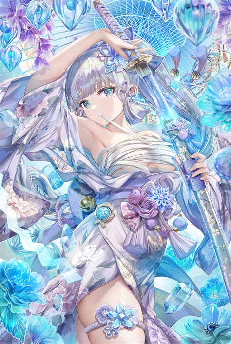 Wallpaper Anime Girls Fantasy Art Fantasy Girl Sword Weapon