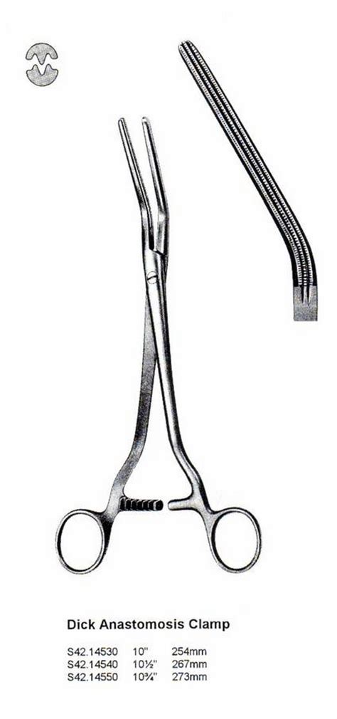 Dick Anastomosis Clamp 10 254mm Surgical Instruments