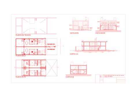 Draw Plantas Vistas Y Cortes In Autocad 2d By Dantebarrios Fiverr