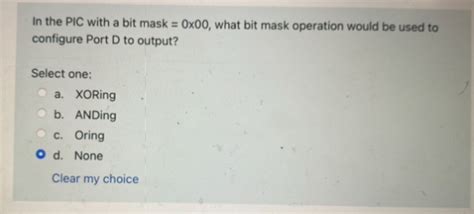 Solved In The Pic With A Bit Mask 0×00 ﻿what Bit Mask