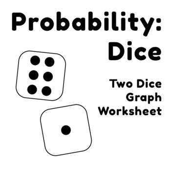 Two Dice Probability By Rah Teaching Designs Teachers Pay Teachers