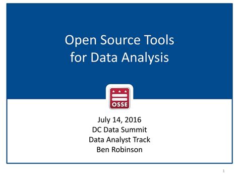 Ppt Open Source Tools For Data Analysis Powerpoint Presentation Free