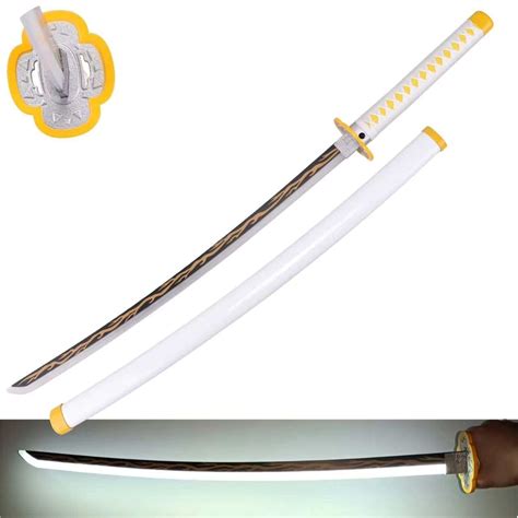 Demon Slayer Zenitsu Agatsuma Katana Metal Led Sword Swordverse