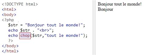 Les Fonctions String En PHP Apcpedagogie