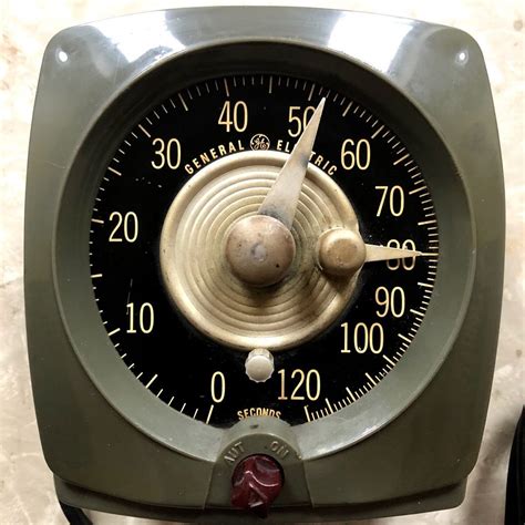 Ge General Electric Interval Timer Vintage 120 Seconds Type Etsy
