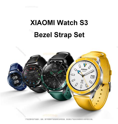 Набор ремешков для часов Xiaomi Watch S3, смарт-часы S3 чехол для часов ...