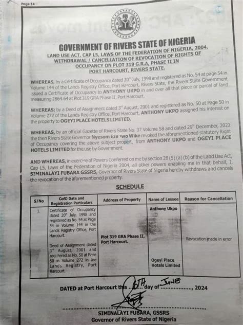 Fubara Dares Wike Reverses Revocation Of Le Meridien Hotel The
