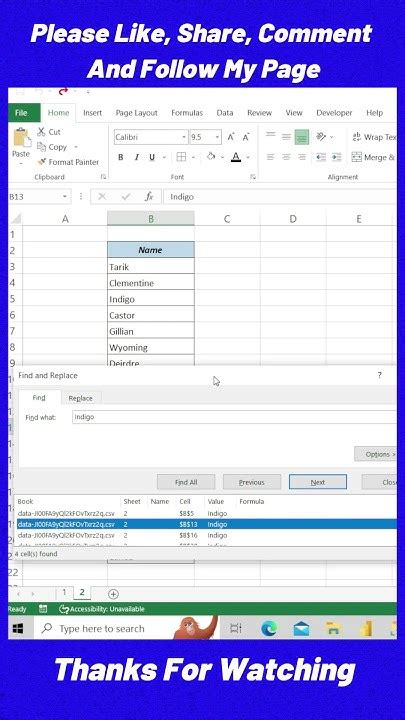 Excel Tutoring Learn How To Highlight A Particular Data Entry In